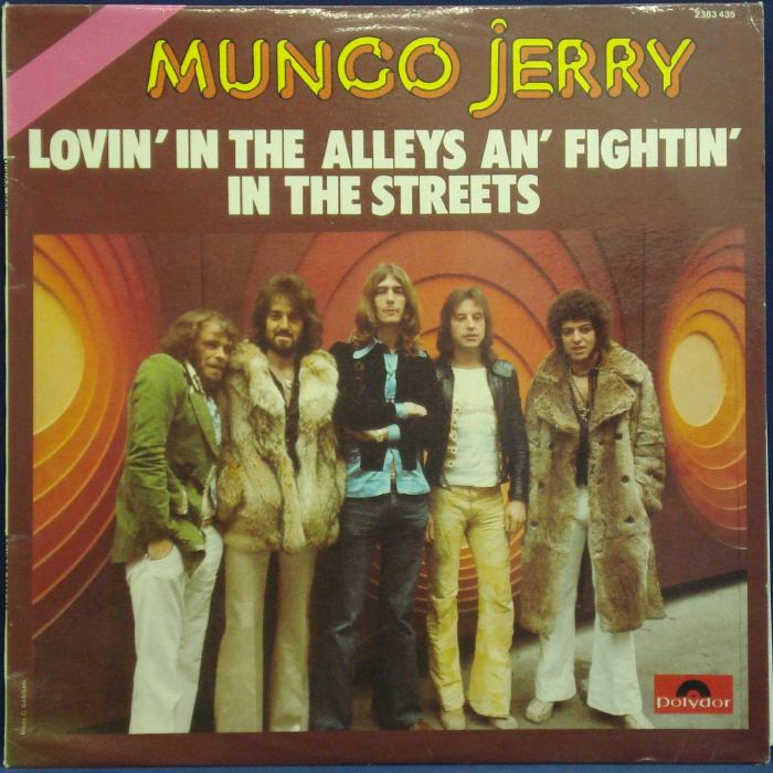 LOVIN IN THE ALLEYS AN FIGHTIN ON THE STREETS MUNGO JERRY